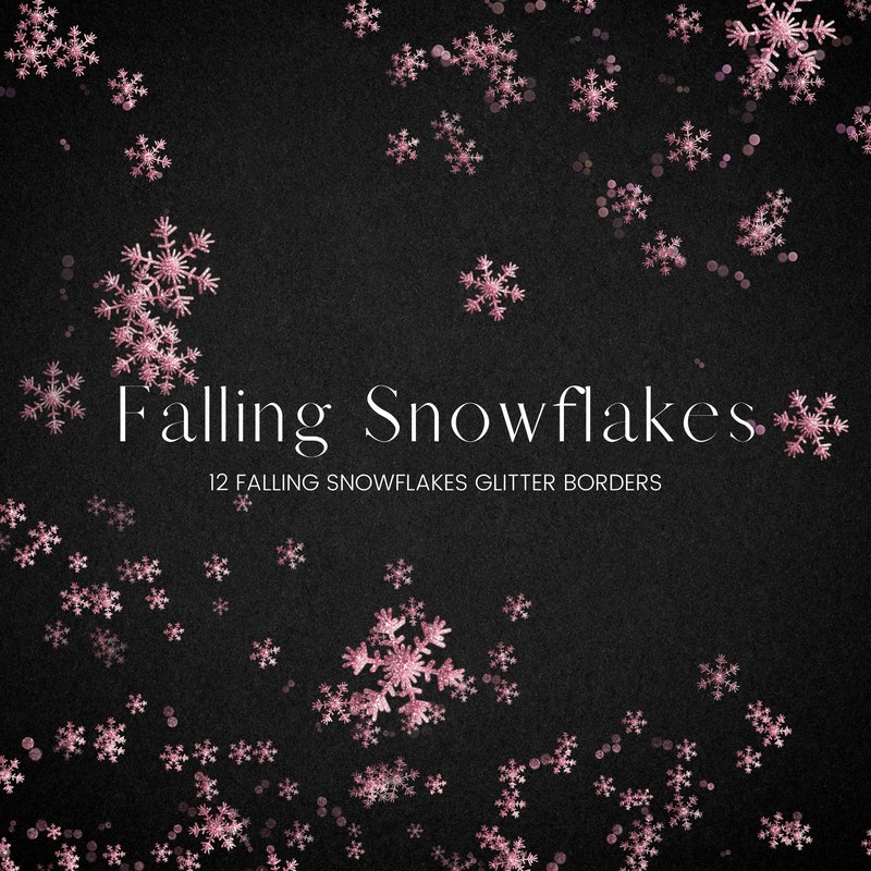 Falling Snow Svg - Etsy