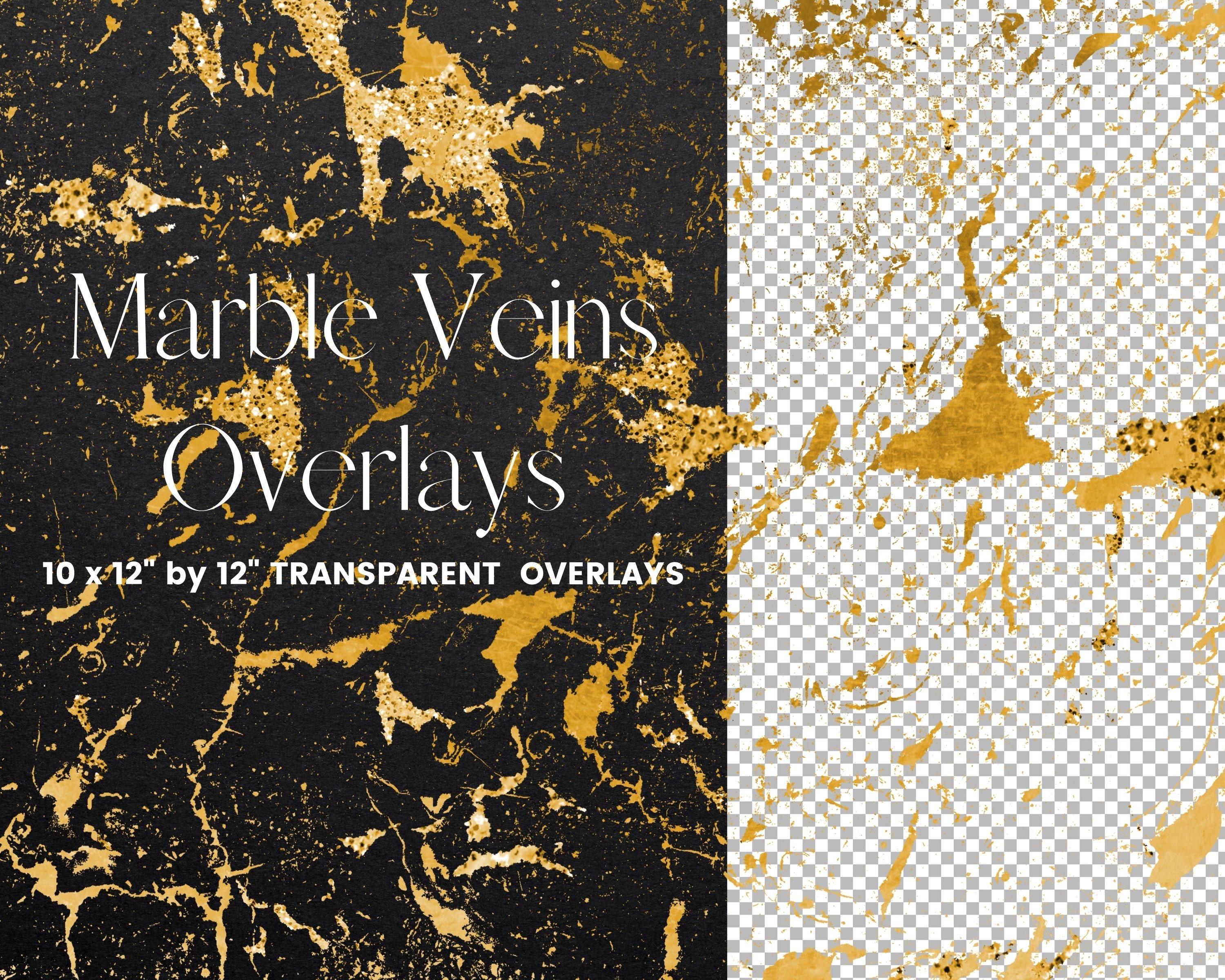 Gold Marble Veins Overlays Glitter and Foil Marble - Etsy Australia