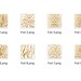 16 Gold Glitter and Foil Animal Print Pattern Overlays, Tiger, Leopard ...