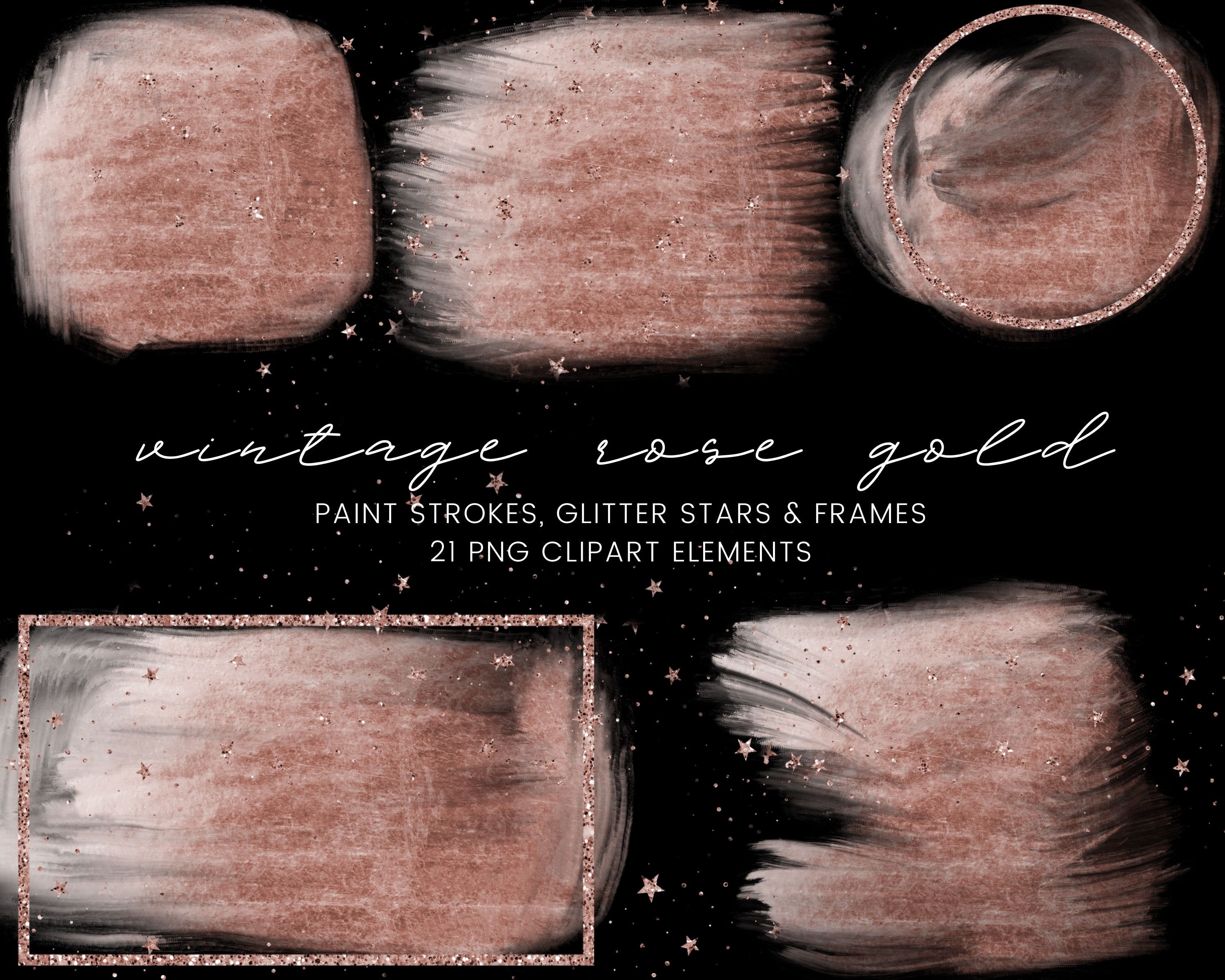 Craft Supplies & Tools Paint Stroke Elements Pink Pastel Watercolor ...