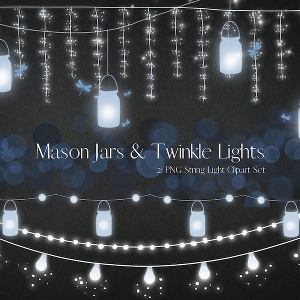 Mason Jar Lights - Etsy UK