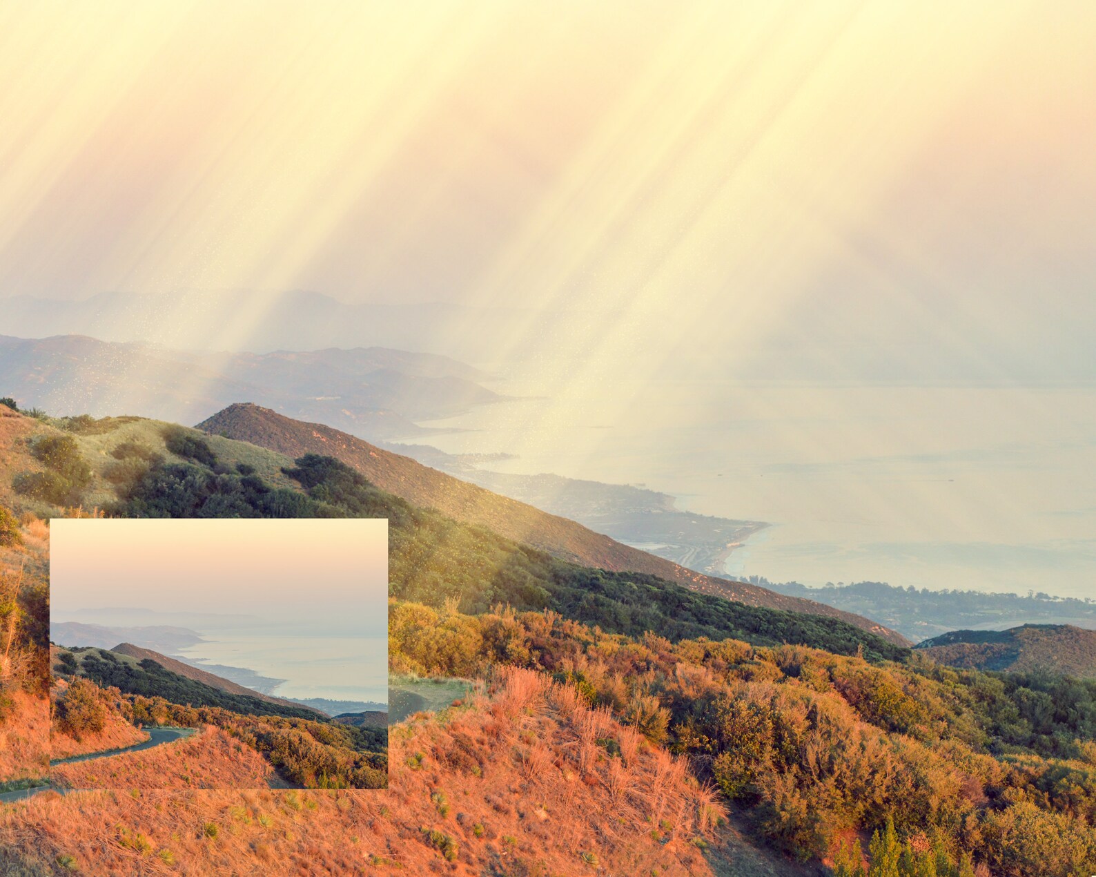 35 Sunset Warm Rays Light Beams Overlays, Photoshop Overlays, Light ...