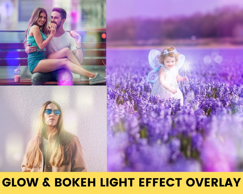 41 GLOW BOKEH Light EFFECT Photoshop Overlays Sun Ray Overlays - Etsy