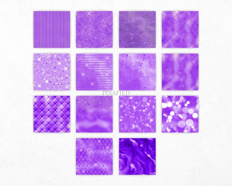 Lavender Purple Digital Paper Foil Luxury Textures Glitter - Etsy