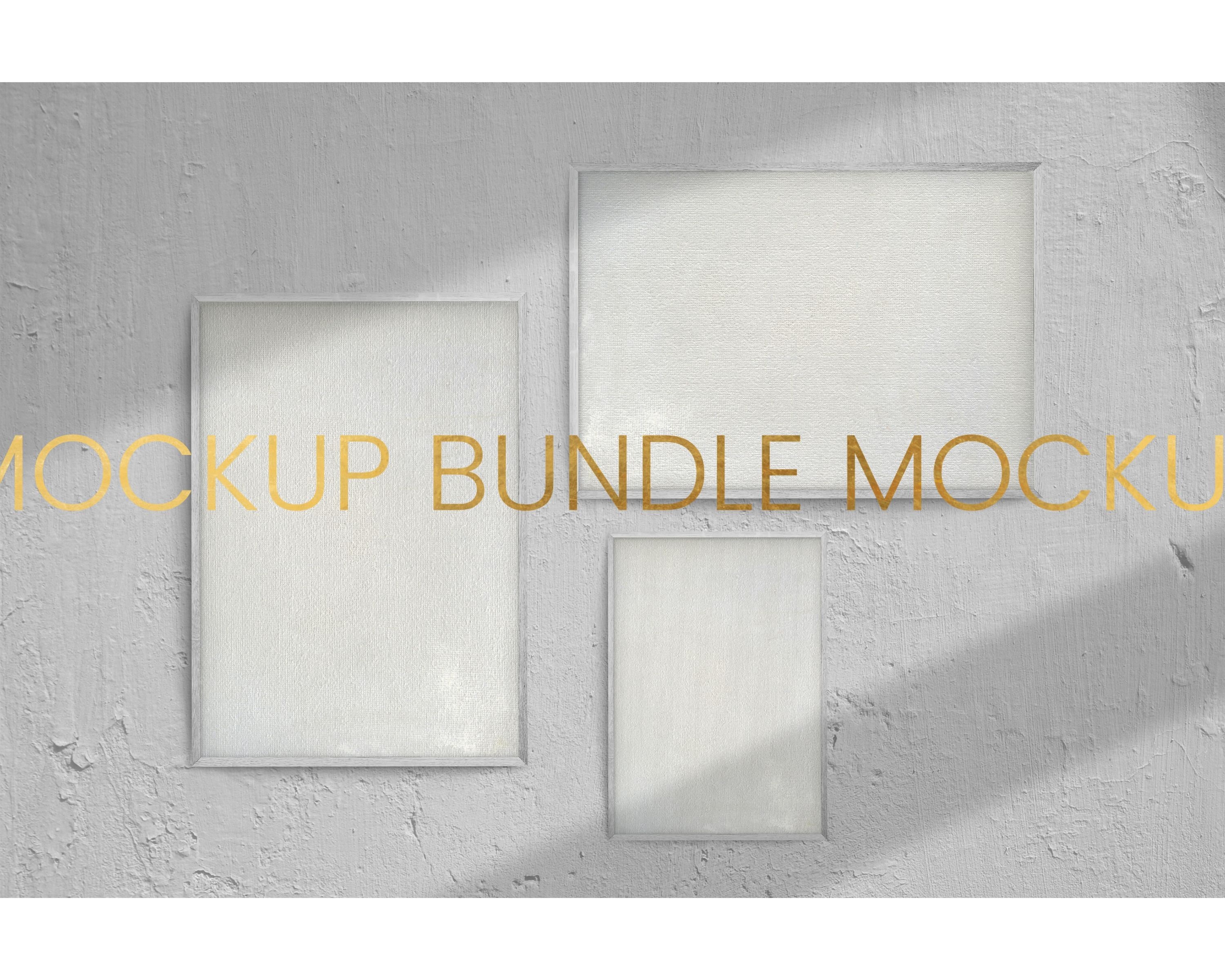 4 Mockup Frames Bundle Digital Instant Download PSD JPG | Etsy