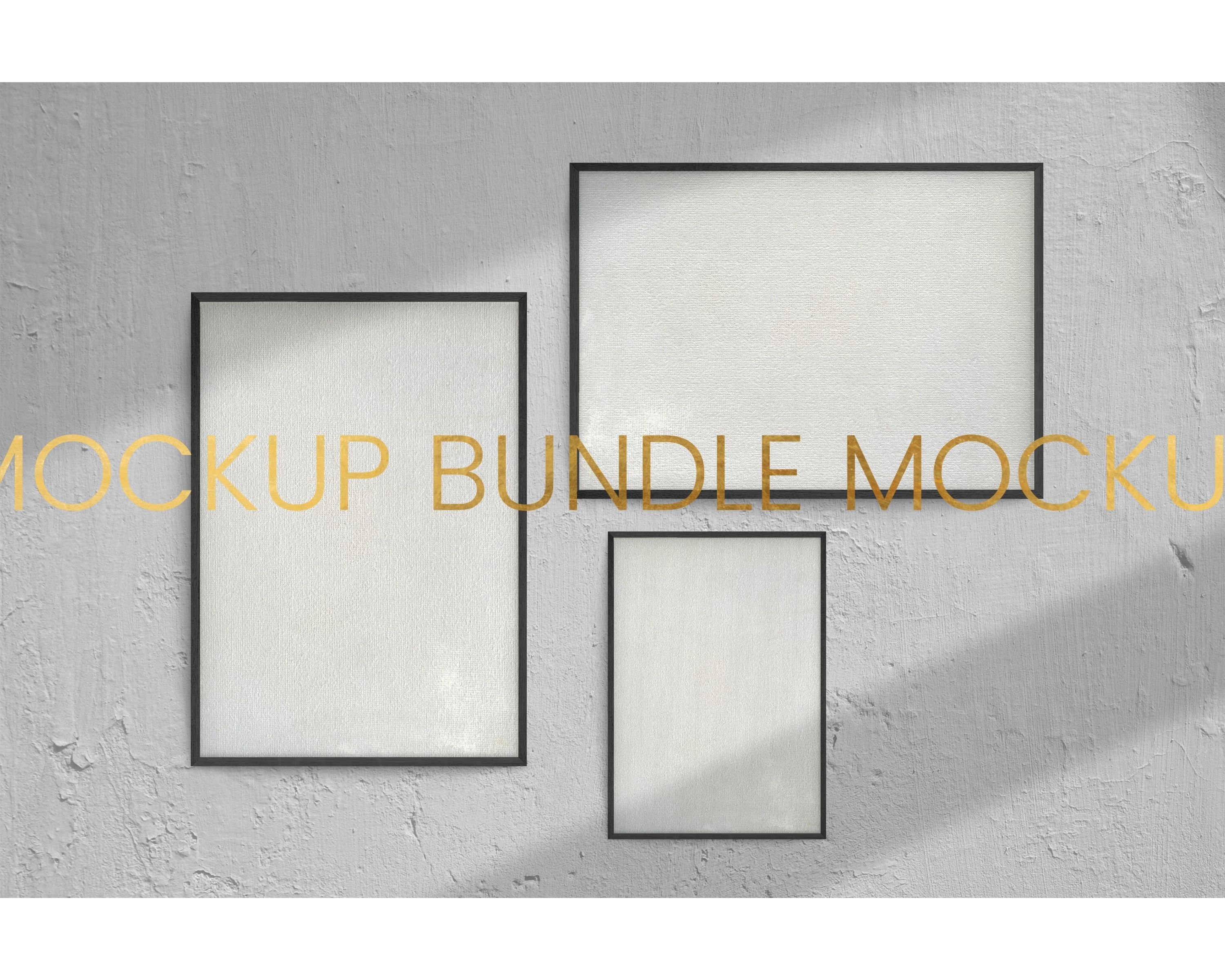 4 Mockup Frames Bundle Digital Instant Download PSD JPG | Etsy
