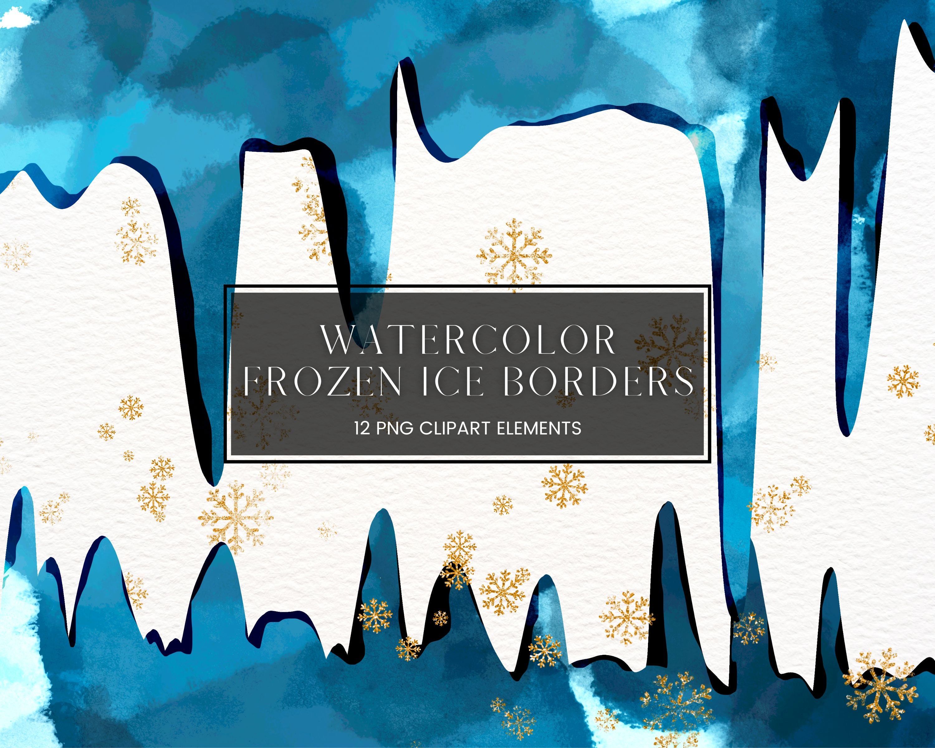 Ice Border Clipart