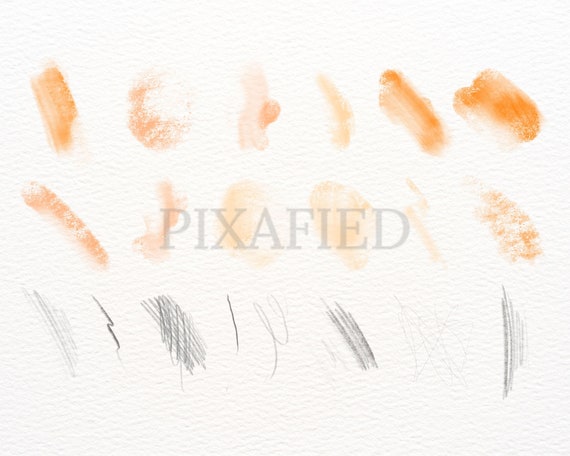 Orange Pencil Scribble