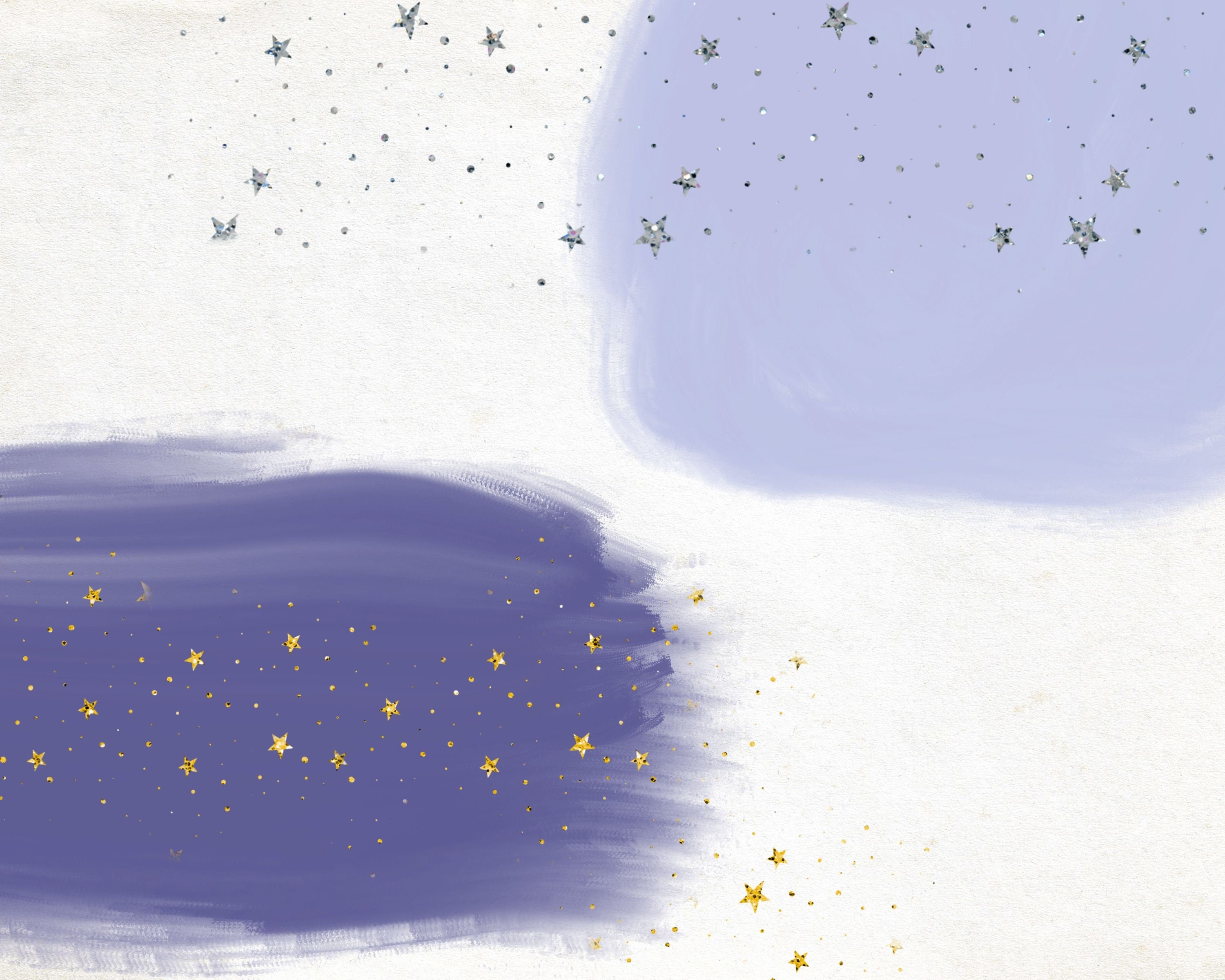 Purple Watercolor Paint Brushstroke Clipart Gold Glitter - Etsy