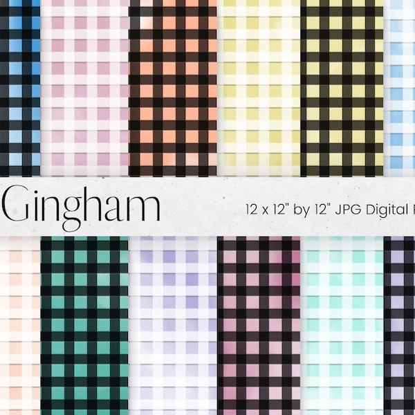 Black and White Gingham Wallpaper - Etsy