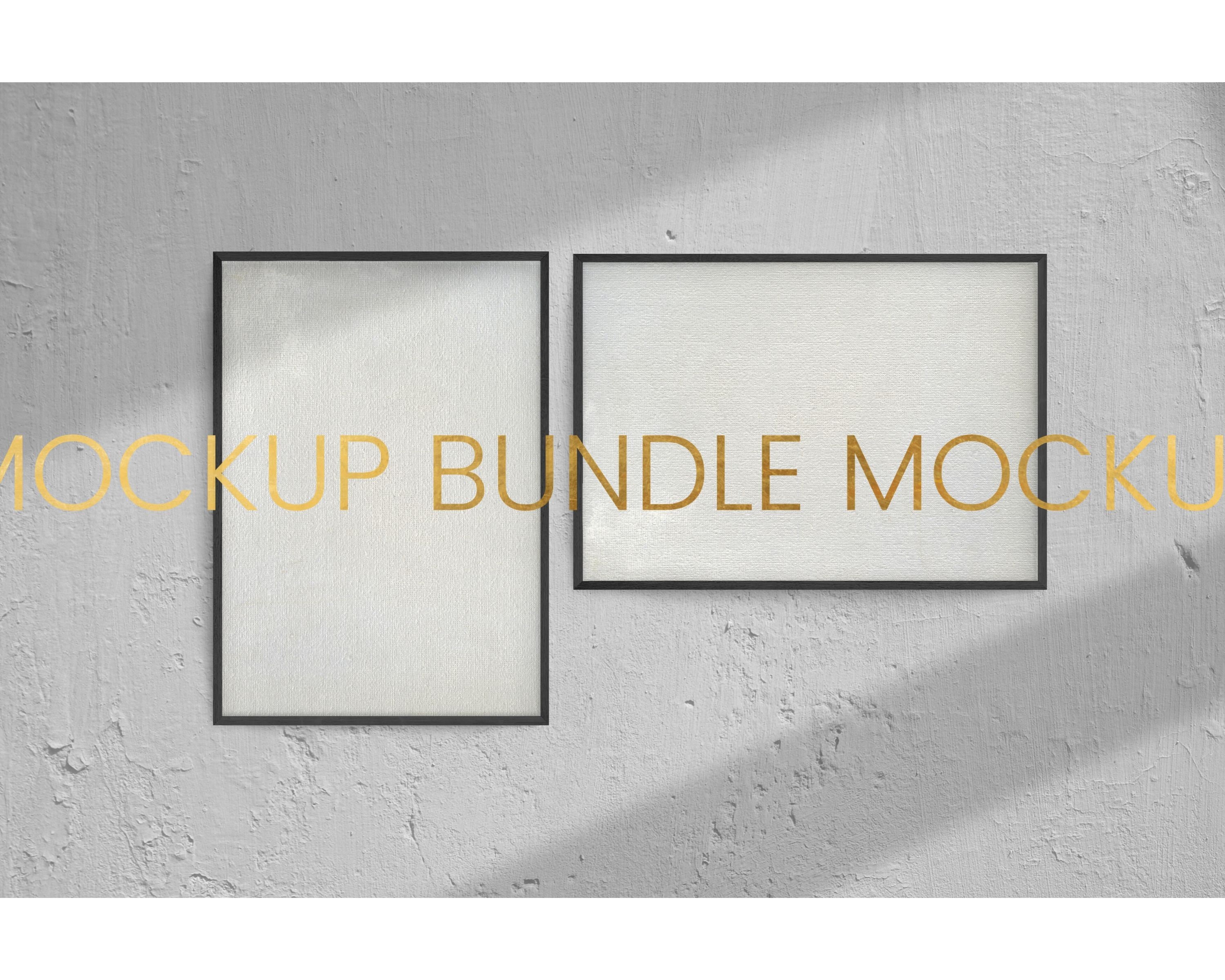4 Mockup Frames Bundle Digital Instant Download PSD JPG | Etsy