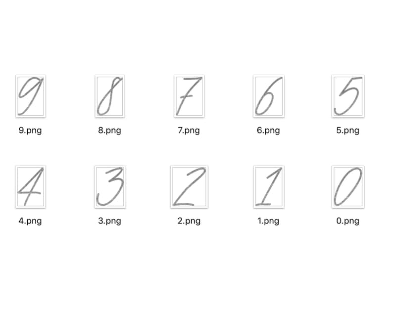 SILVER Calligraphy Font Cursive Letters ALPHABET Digital | Etsy