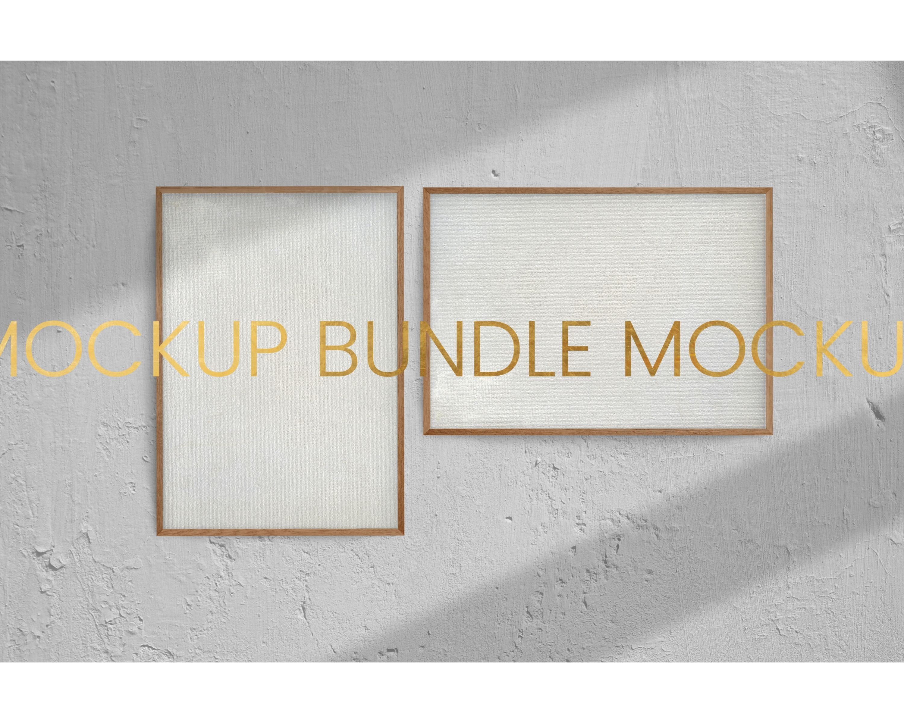 4 Mockup Frames Bundle Digital Instant Download PSD JPG | Etsy