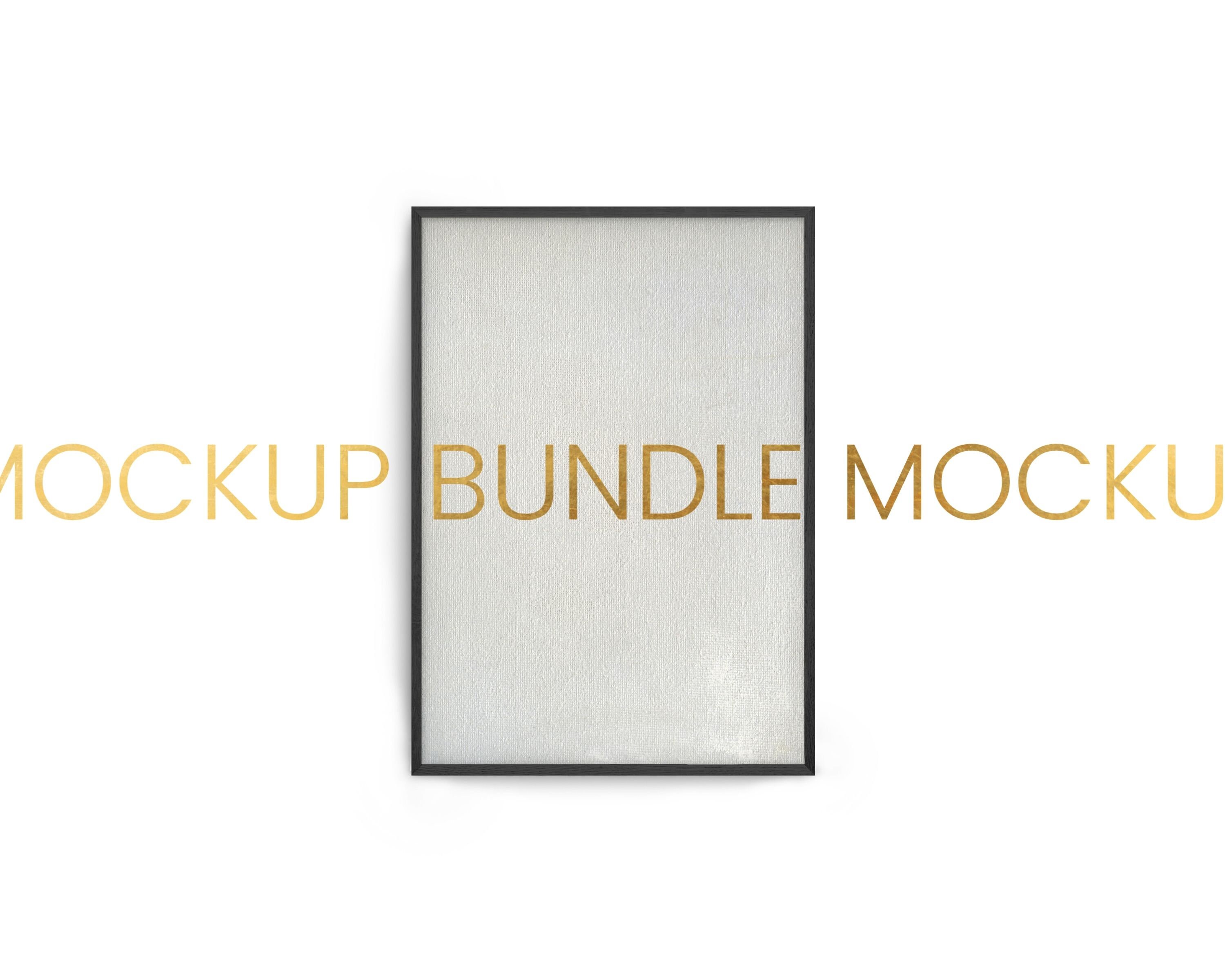 4 Mockup Frames Bundle! Digital Instant Download, PSD, JPG, A2, A3, A4 ...
