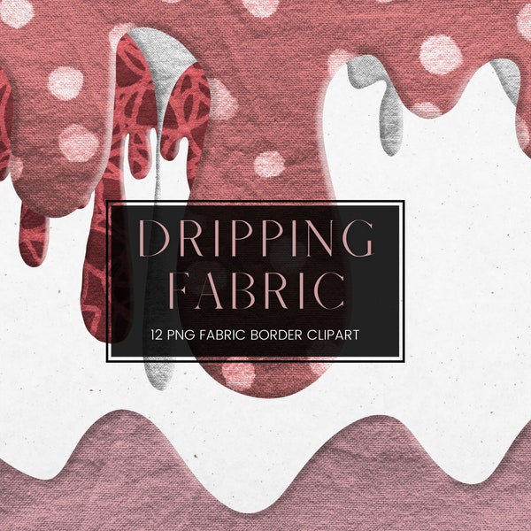 Pink Dripping Border - Etsy