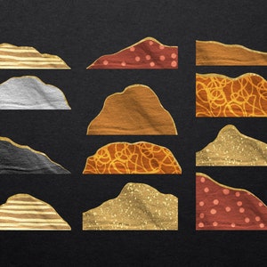 Orange Linen Fabric Border Clipart, Stripe Spot Pattern Border, PNG ...