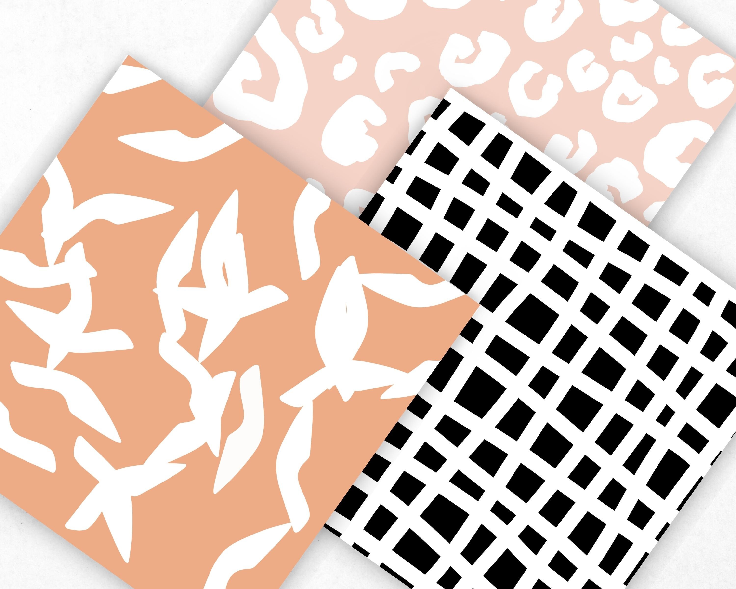 Modern Design Digital Paper Stripe Fine Line Texture Brown | Etsy