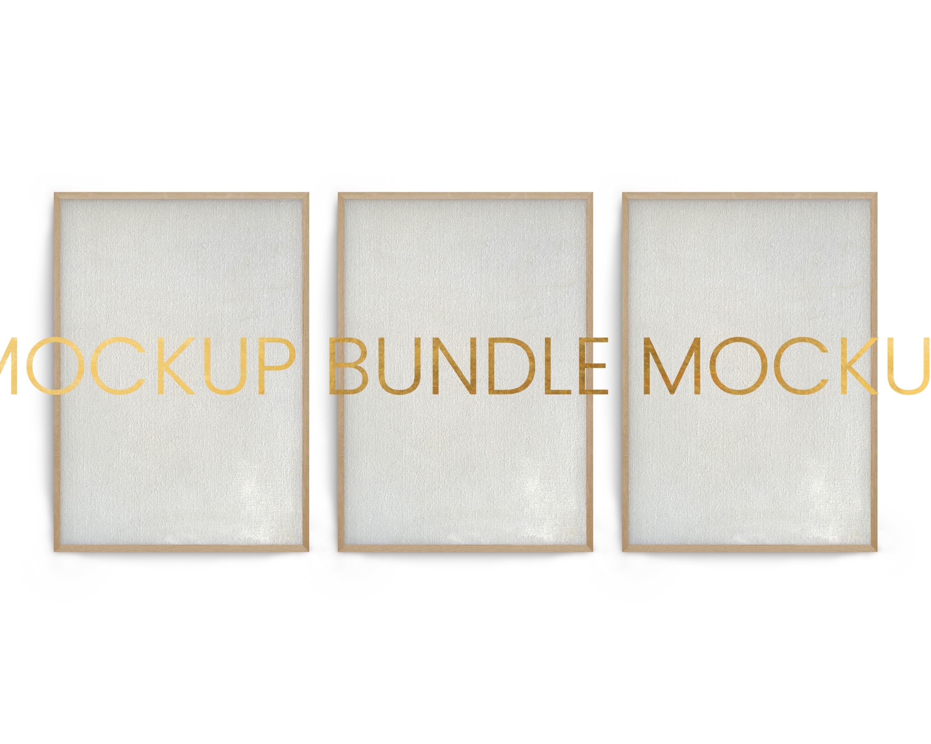 4 Mockup Frames Bundle! Digital Instant Download, PSD, JPG, A2, A3, A4 ...