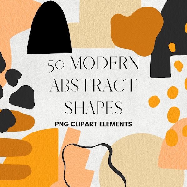 Abstract Shape Art - Etsy