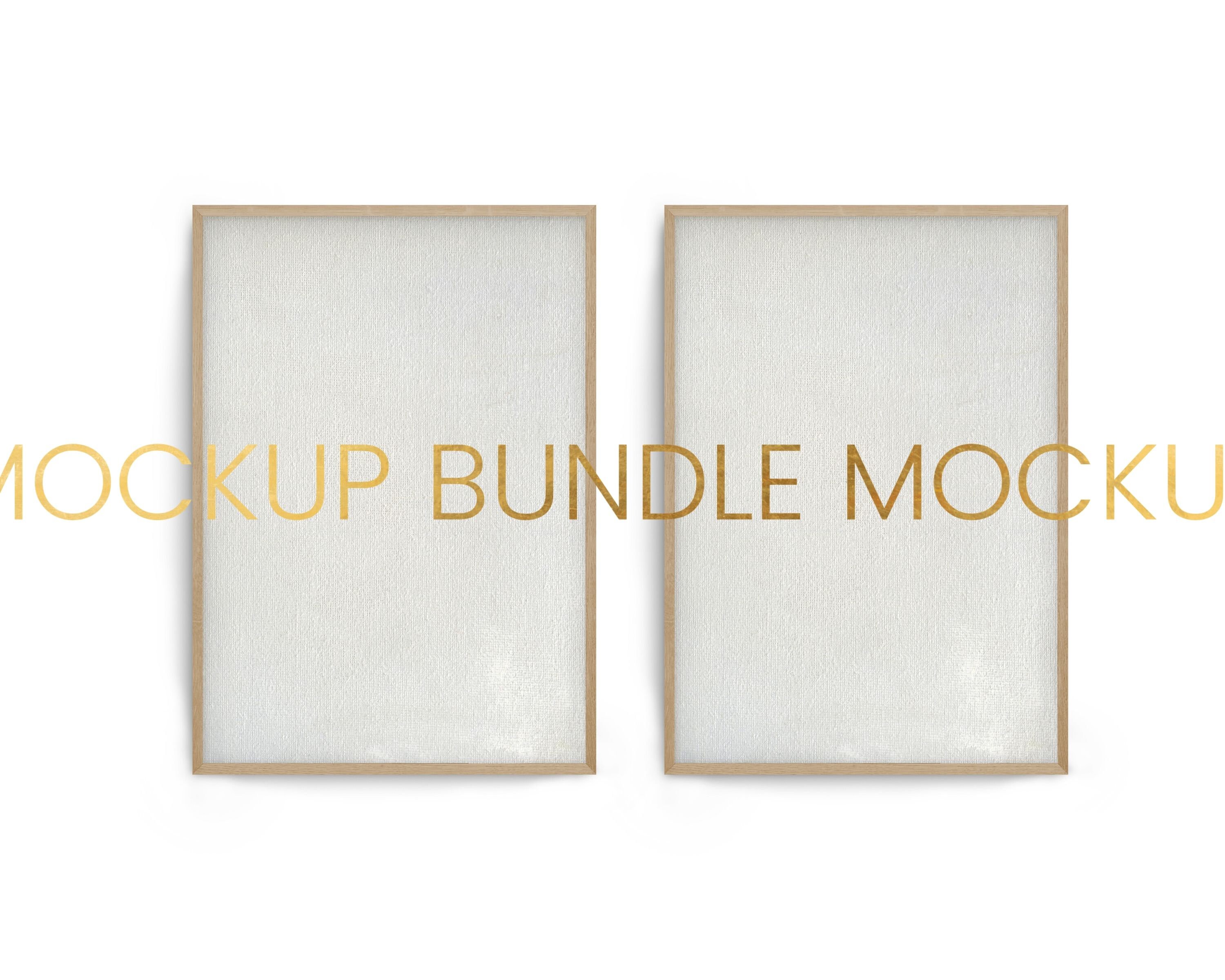 4 Mockup Frames Bundle! Digital Instant Download, PSD, JPG, A2, A3, A4 ...