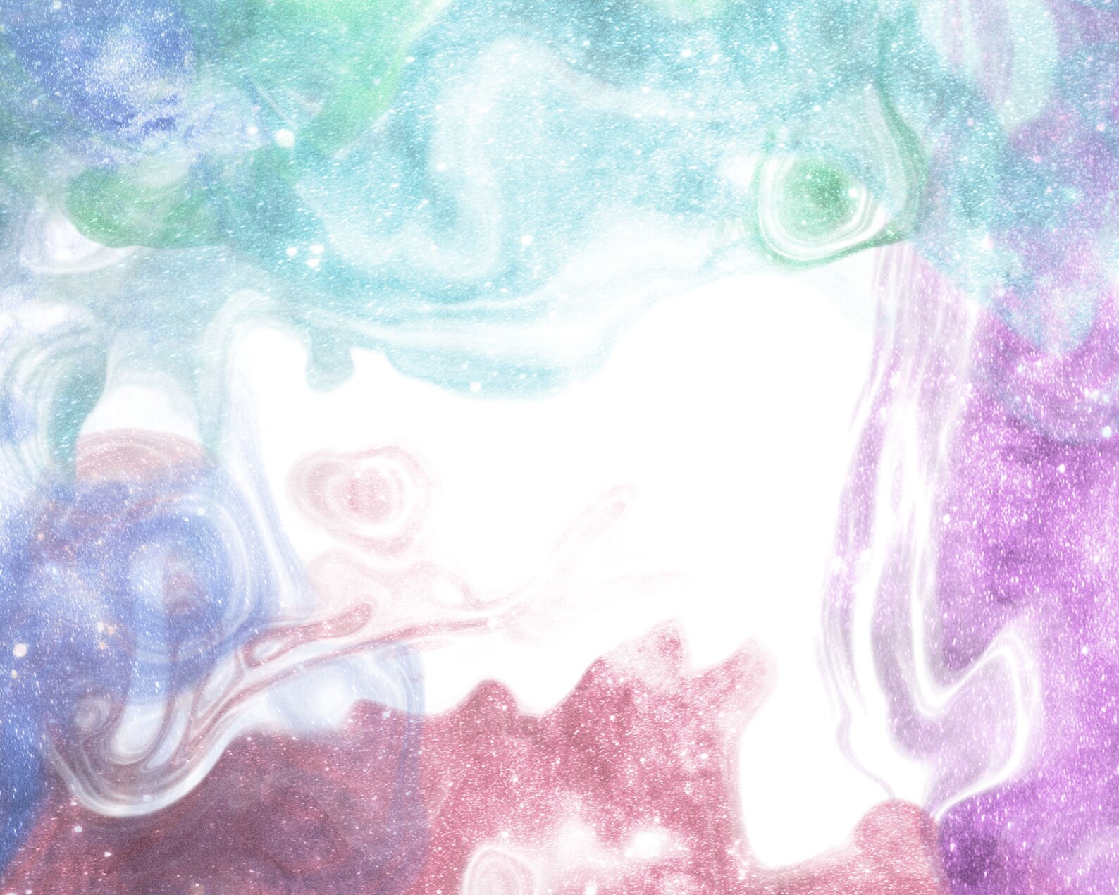 10 Galaxy Liquid Smoke Effect Borders and Elements, Pink Blue Purple ...
