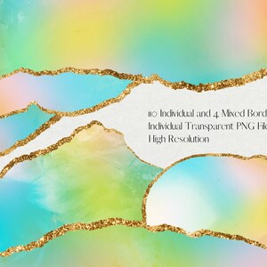 Rainbow Borders Clipart, Glitter PNG Frames, Gold Glitter Border ...