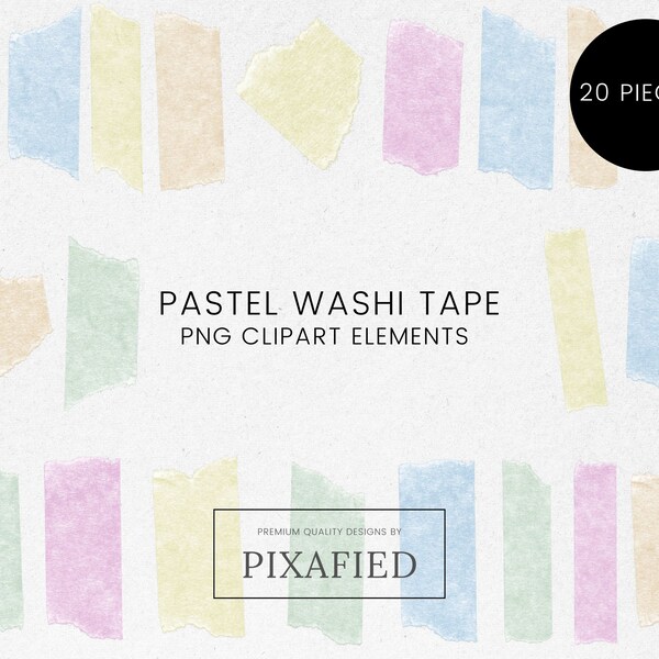 Digital Washi Tape - Etsy