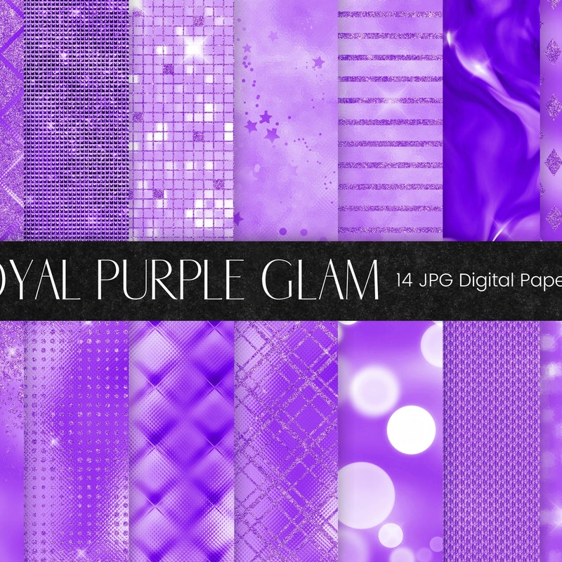 Purple Scrapbook - Etsy