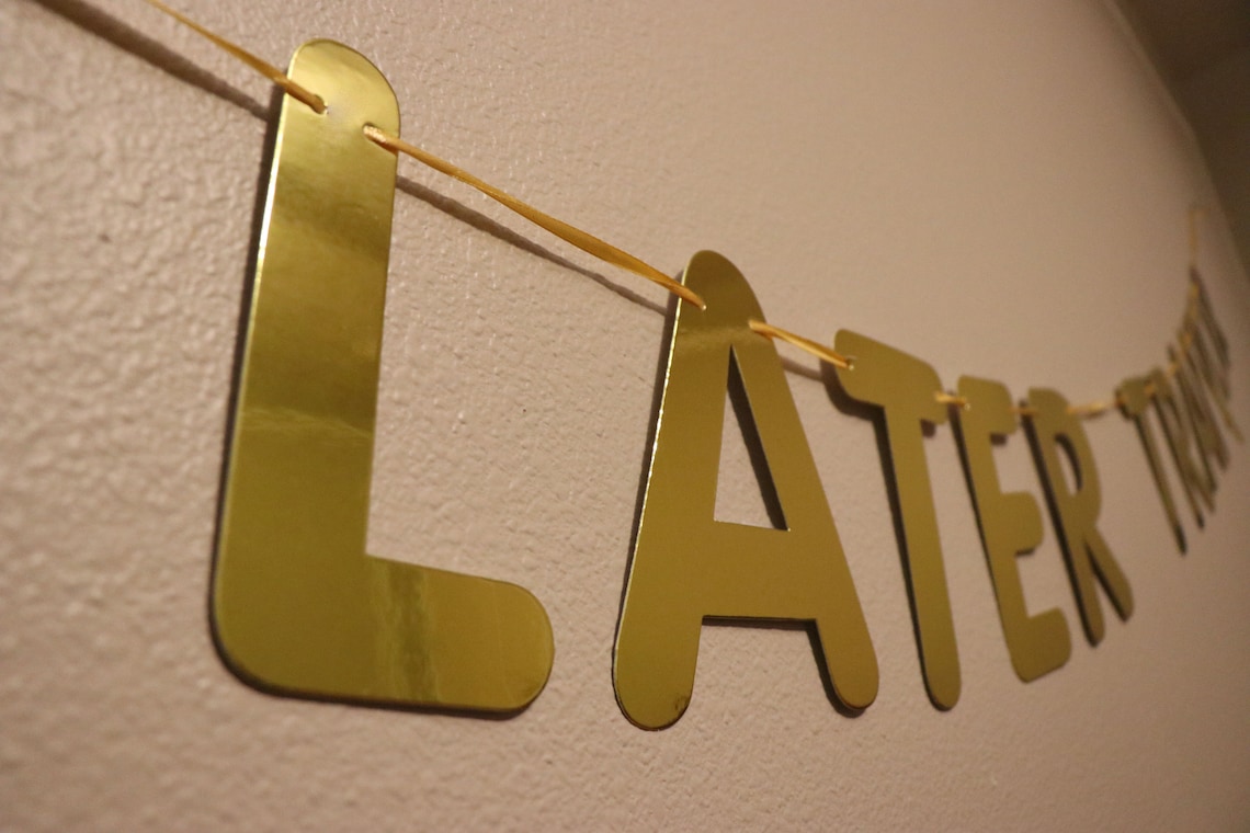 Later Traitor Party Banner for the Quitting or Going Away - Etsy