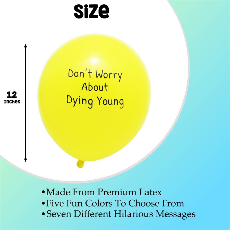 24 Pack Rude Offensive and Abusive Party Balloons Great for - Etsy