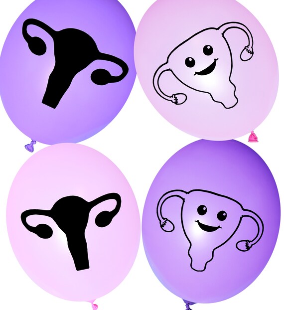 Uterus Balloons for A Hysterectomy Party | Etsy