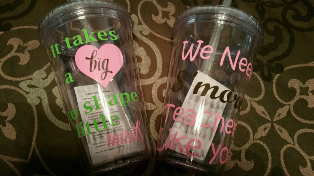 Teacher Appreciation Cups - Etsy