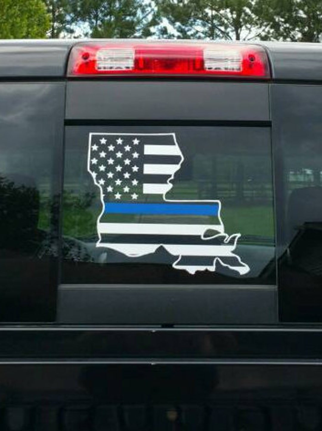 Back the Blue Decal - Etsy