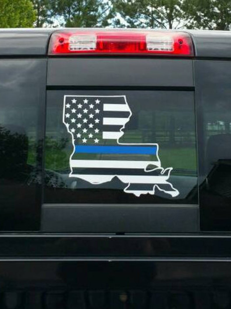 Back the Blue Decal - Etsy