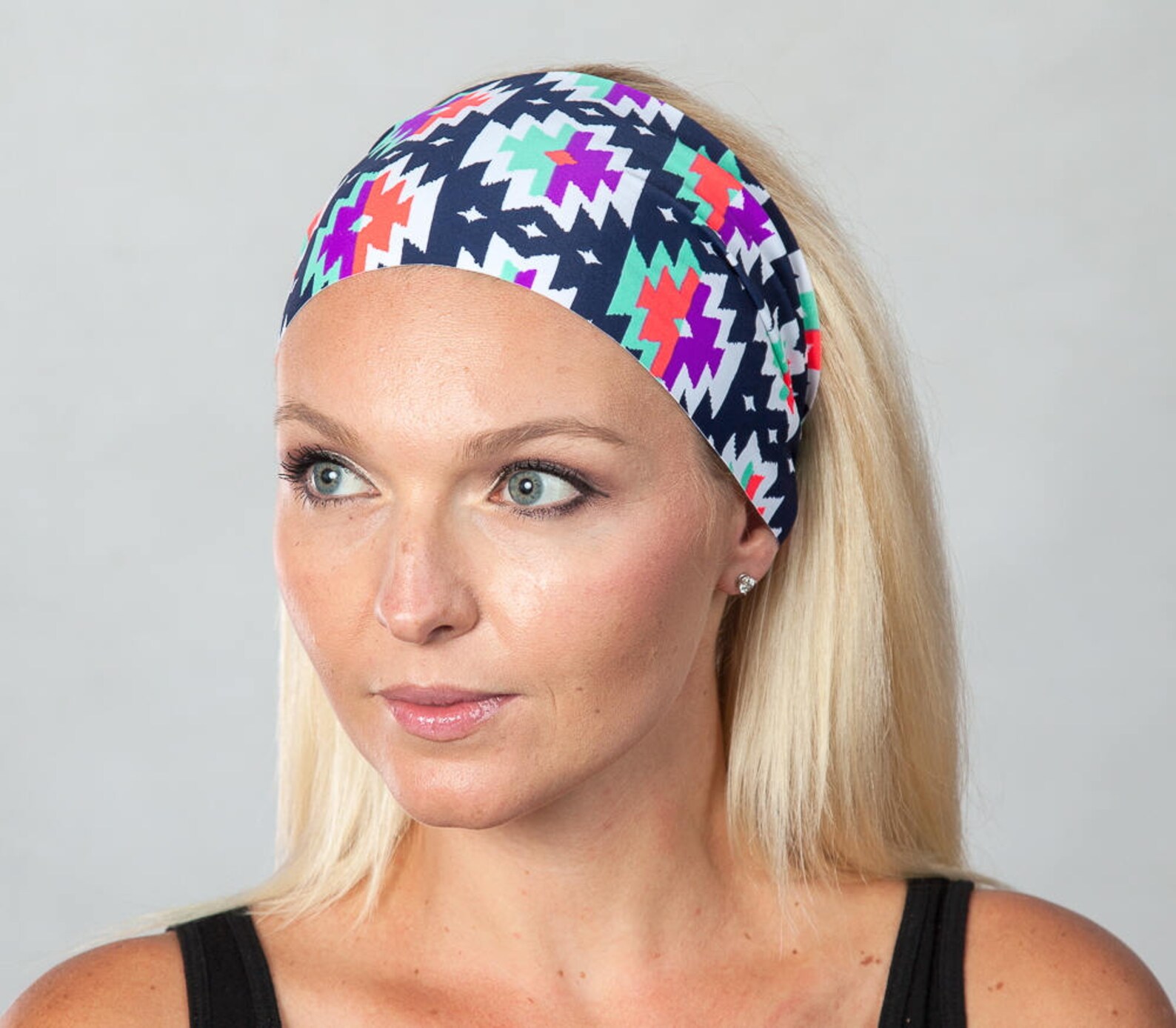 Workout Headband Extra Wide Headband Running Headband Fitness | Etsy