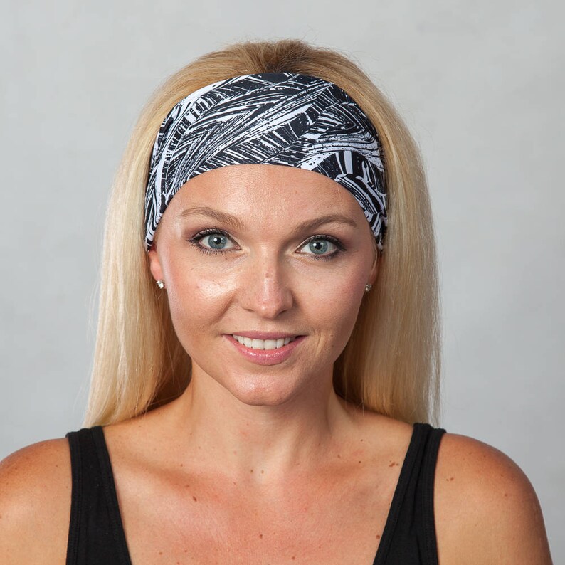 Yoga Headband Workout Headband Fitness Headband Running Etsy