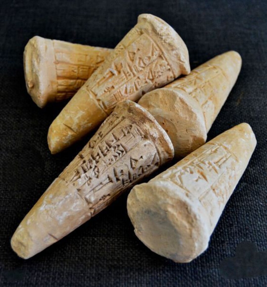 Cuneiform Cone of Gudea Interactive Read the Cuneiform - Etsy