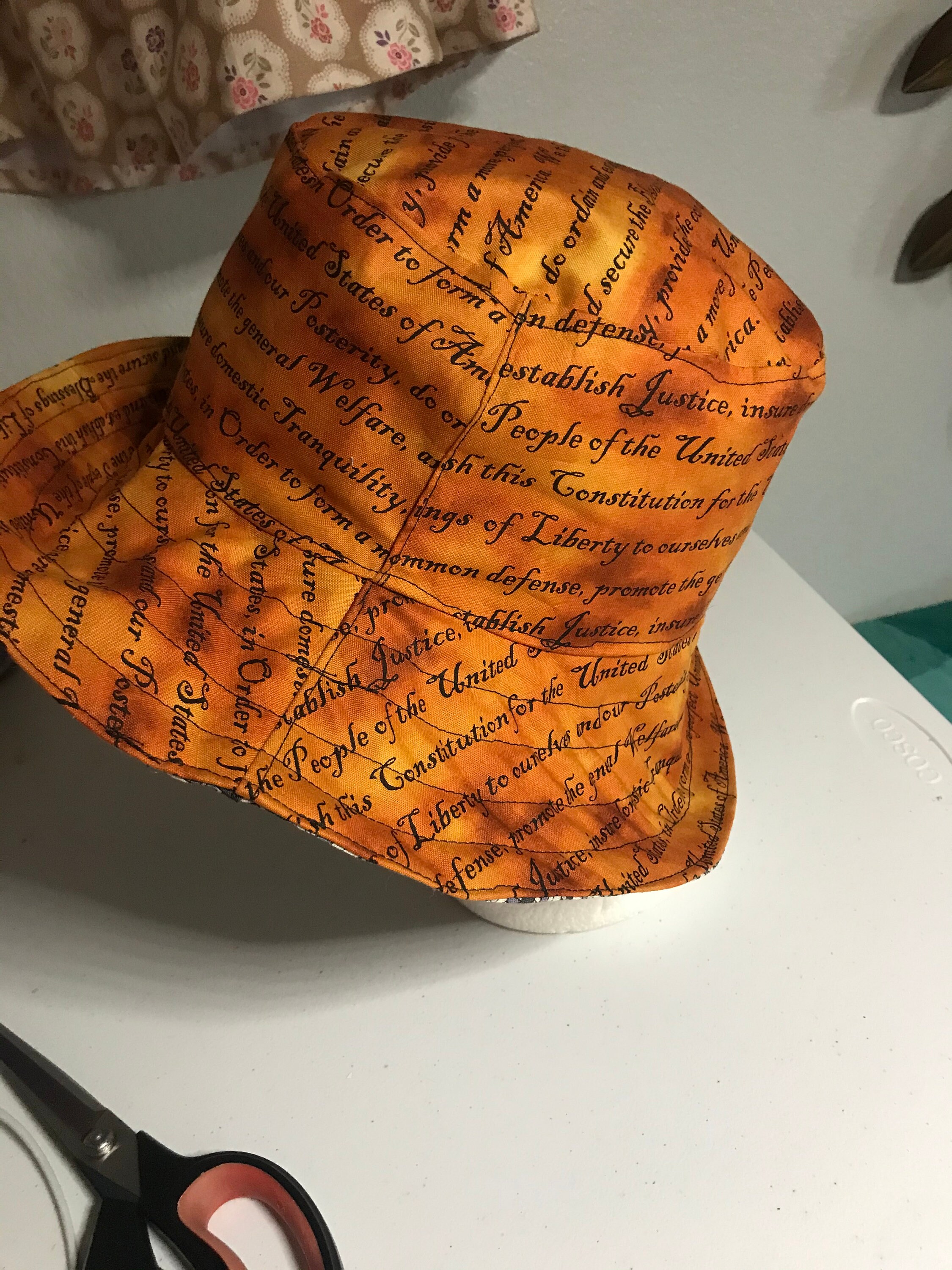 U.S. Constitution Hat XL Sun Hat We the People | Etsy