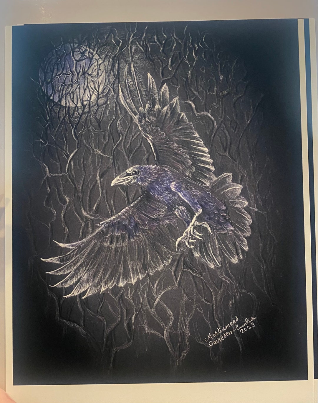 Crow Art Print - Raven Art Print - Originally Art - Etsy