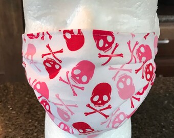 Skull and Crossbones Mask - Etsy