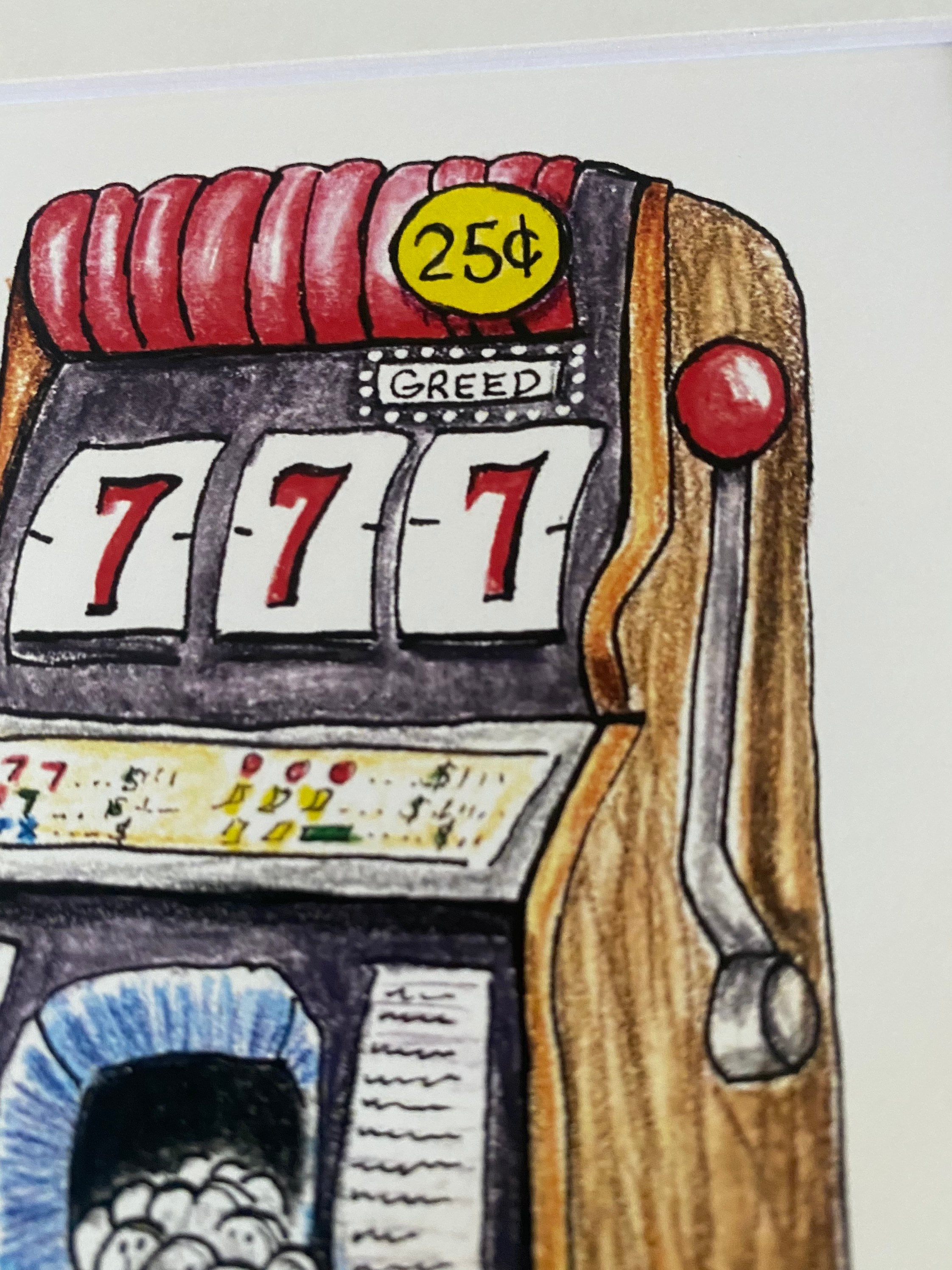 Slot Machine Illustration