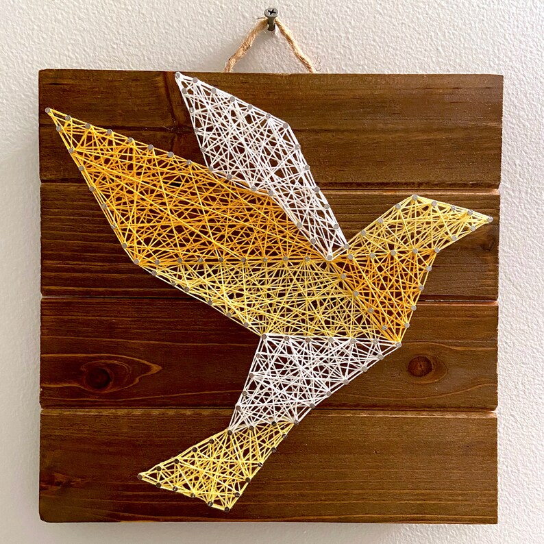 Customizable Origami Bird String Art: Buy as a DIY String Art | Etsy