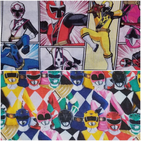 Power Ranger Fabric - Etsy