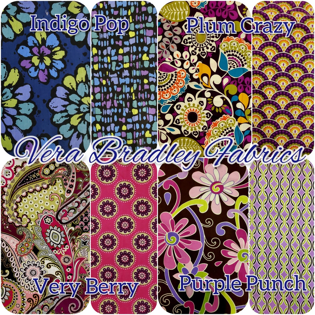 Rare Fabrics Vera Bradley Retired by Michael Miller 100 Cotton Quilting Quality Hard to Find Fat Quarters 5 Charm Squares Beautiful Color Etsy