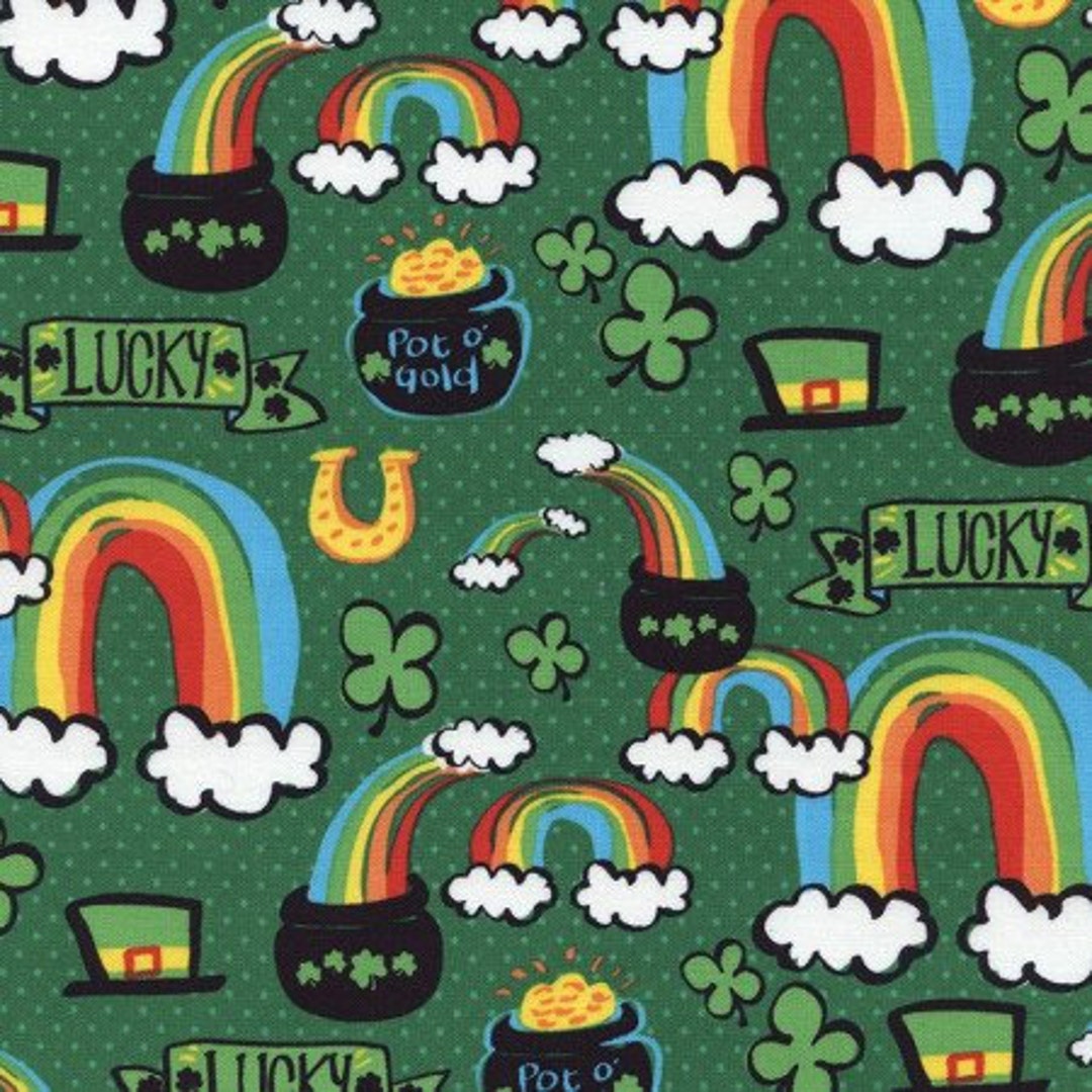 Scrub Tops St. Patrick's Day Luck Pot O Gold Rainbows Especially Tailored for Men/gals: Murses ...