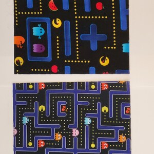 Fabrics Pac Man Retro Video Arcade Blinky Inky Pinky Clyde Fat Quarters ...