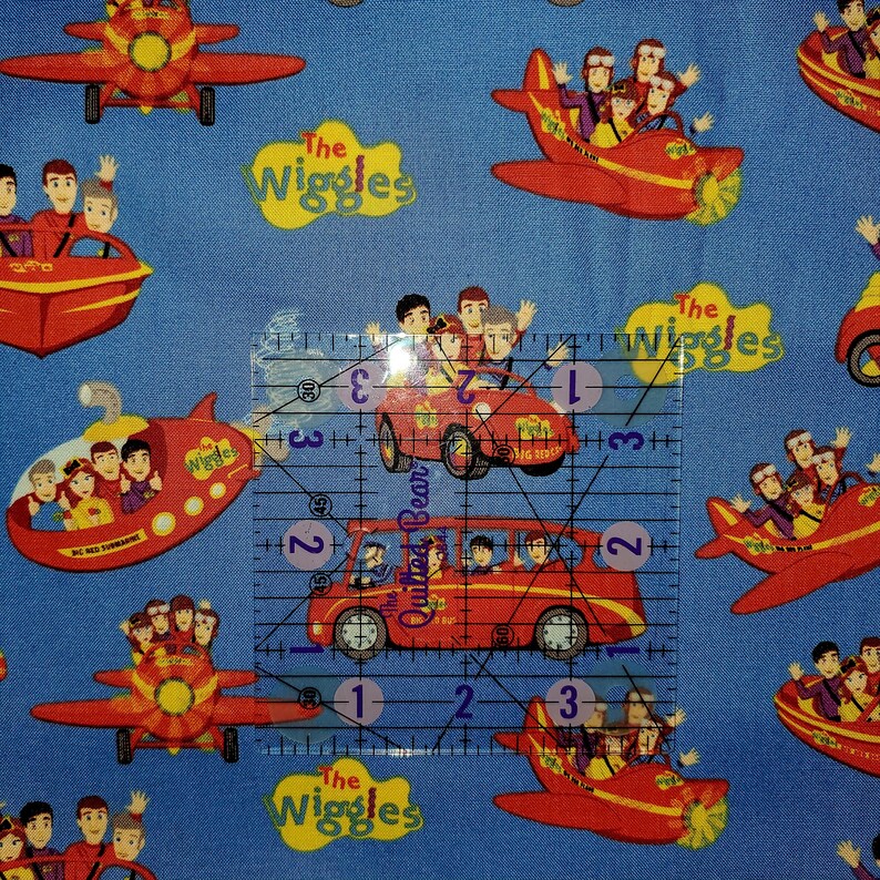 Fabrics the Wiggles Big Red Car or Bubble Guppies 100% Cotton Quilt by ...