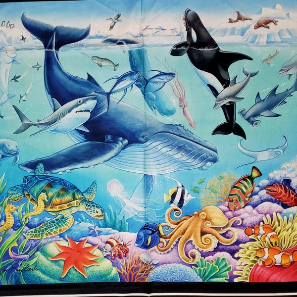 Shark Fabric Panel - Etsy