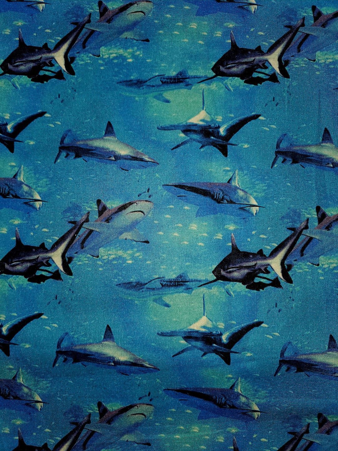 Fabrics Sharks Jaws Week Soft 100 % Cotton by Yd/1/2yd/fq Quilting ...