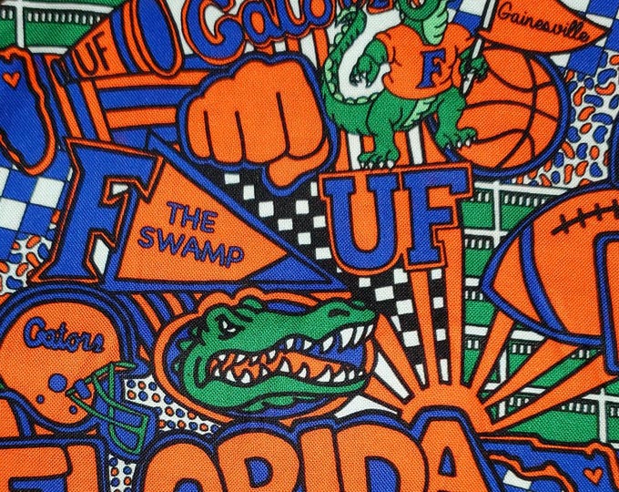 FABRIC University of Florida Gator College Football Bold Smooth Cotton ...